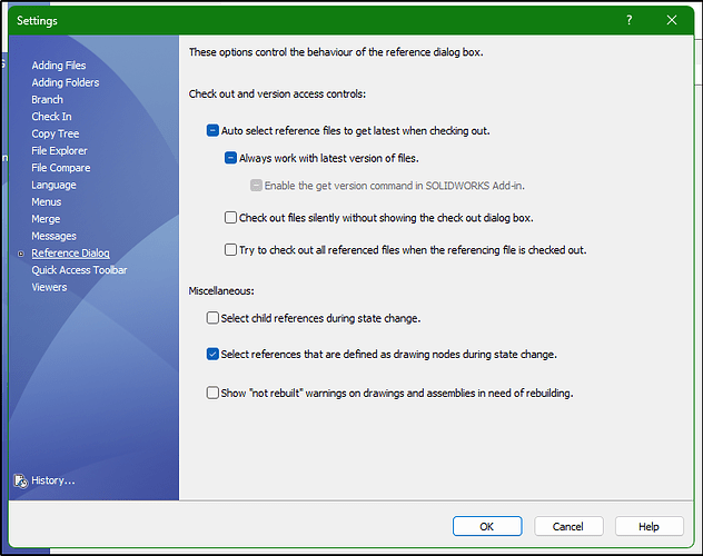 PDM opening drawing from notification, get latest of referenced files ...