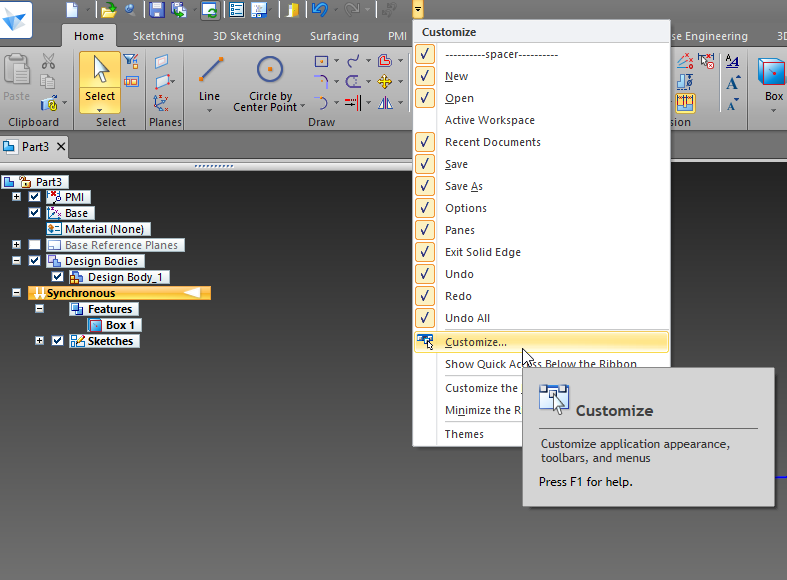 Keyboard shortcuts SE 2023 - Solid Edge - CADmunity
