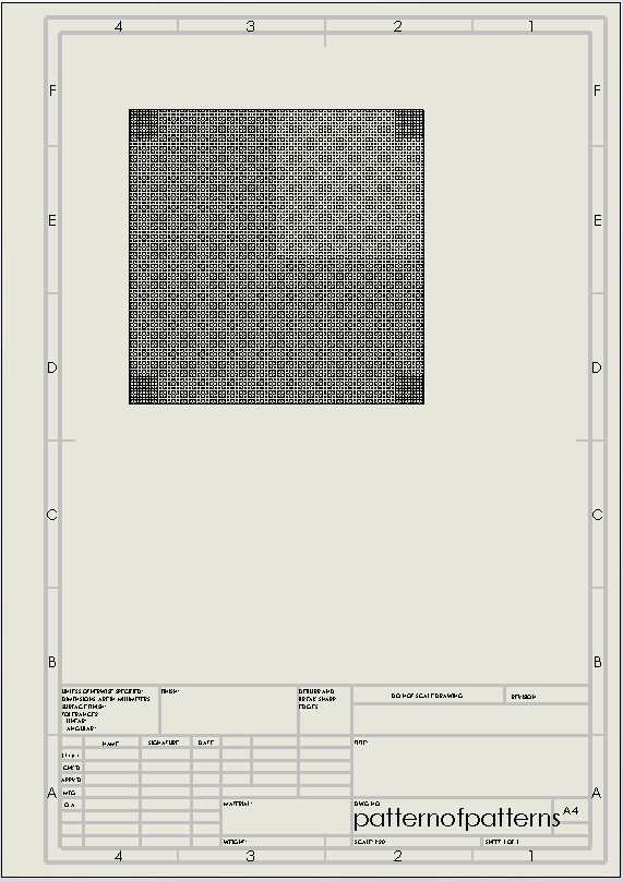 1000 holes - 2D Drawings - CADmunity