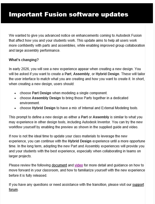 Fusion is going the Part and Assembly route like Inventor\SW - Fusion ...
